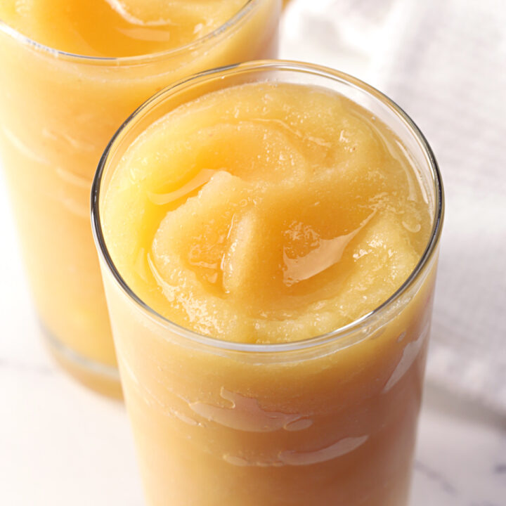 Ginger Peach Vodka Slush - The Toasty Kitchen
