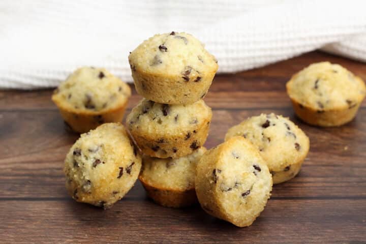 Chocolate Chip Mini Muffins - The Toasty Kitchen