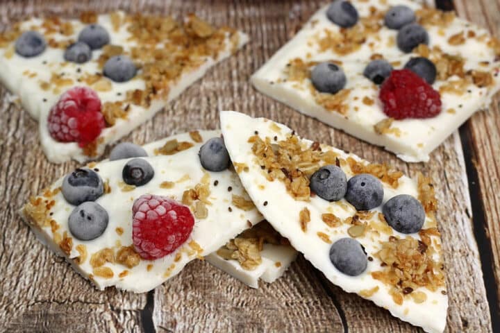 Frozen Yogurt Bark - The Toasty Kitchen