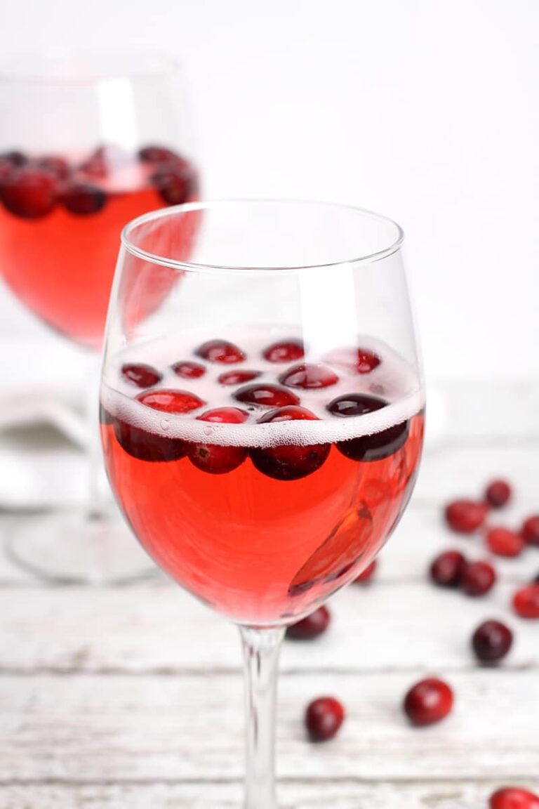 Cranberry Prosecco Punch - The Toasty Kitchen