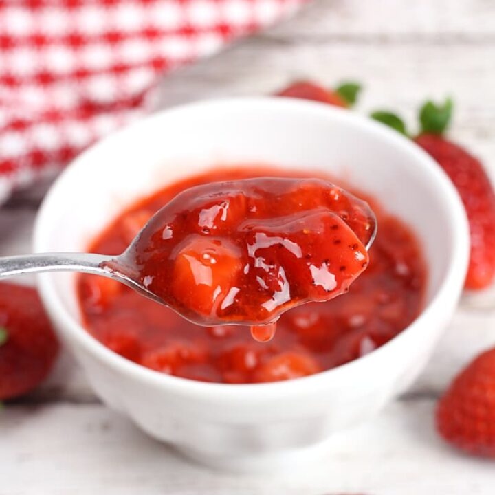Strawberry Topping for Cheesecake - The Toasty Kitchen