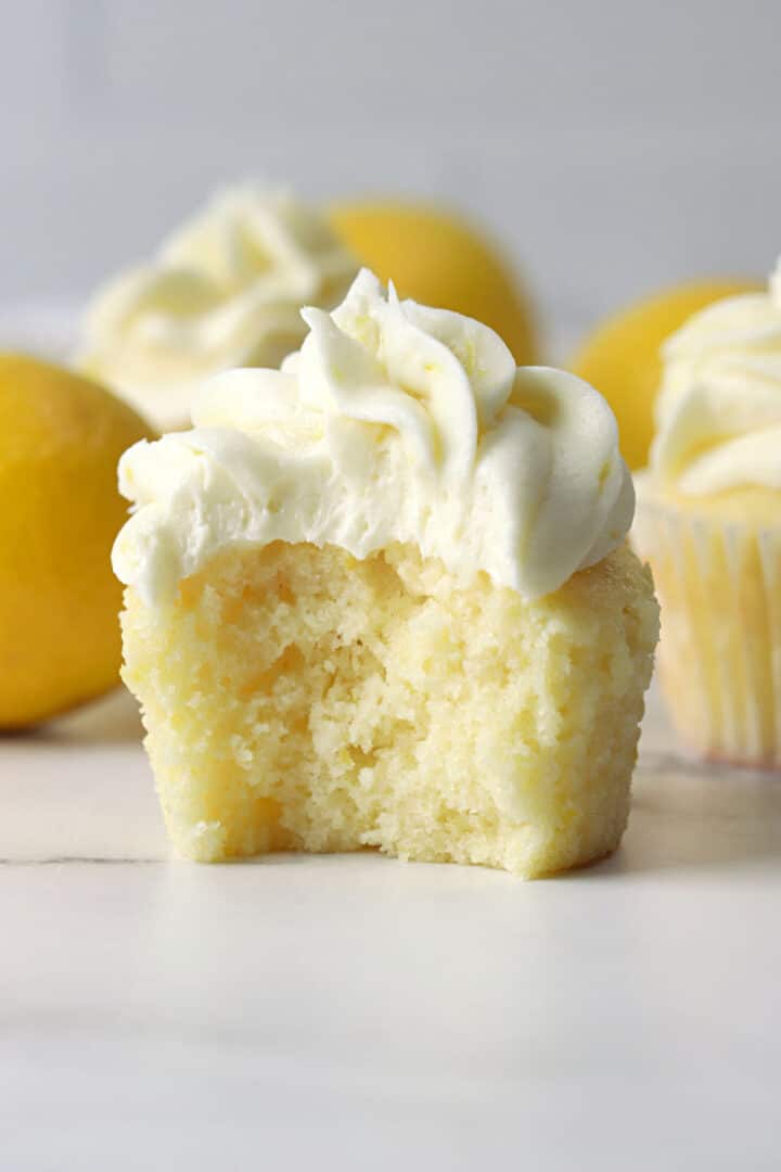 Lemon Cupcakes - The Toasty Kitchen