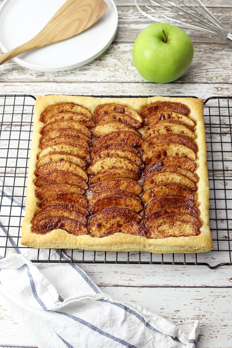 Puff Pastry Apple Tart - The Toasty Kitchen