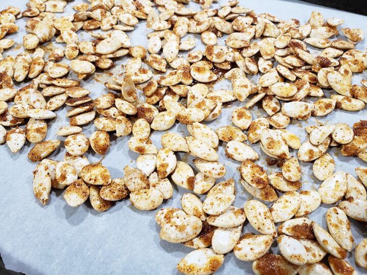 Candied Pumpkin Seeds - The Toasty Kitchen