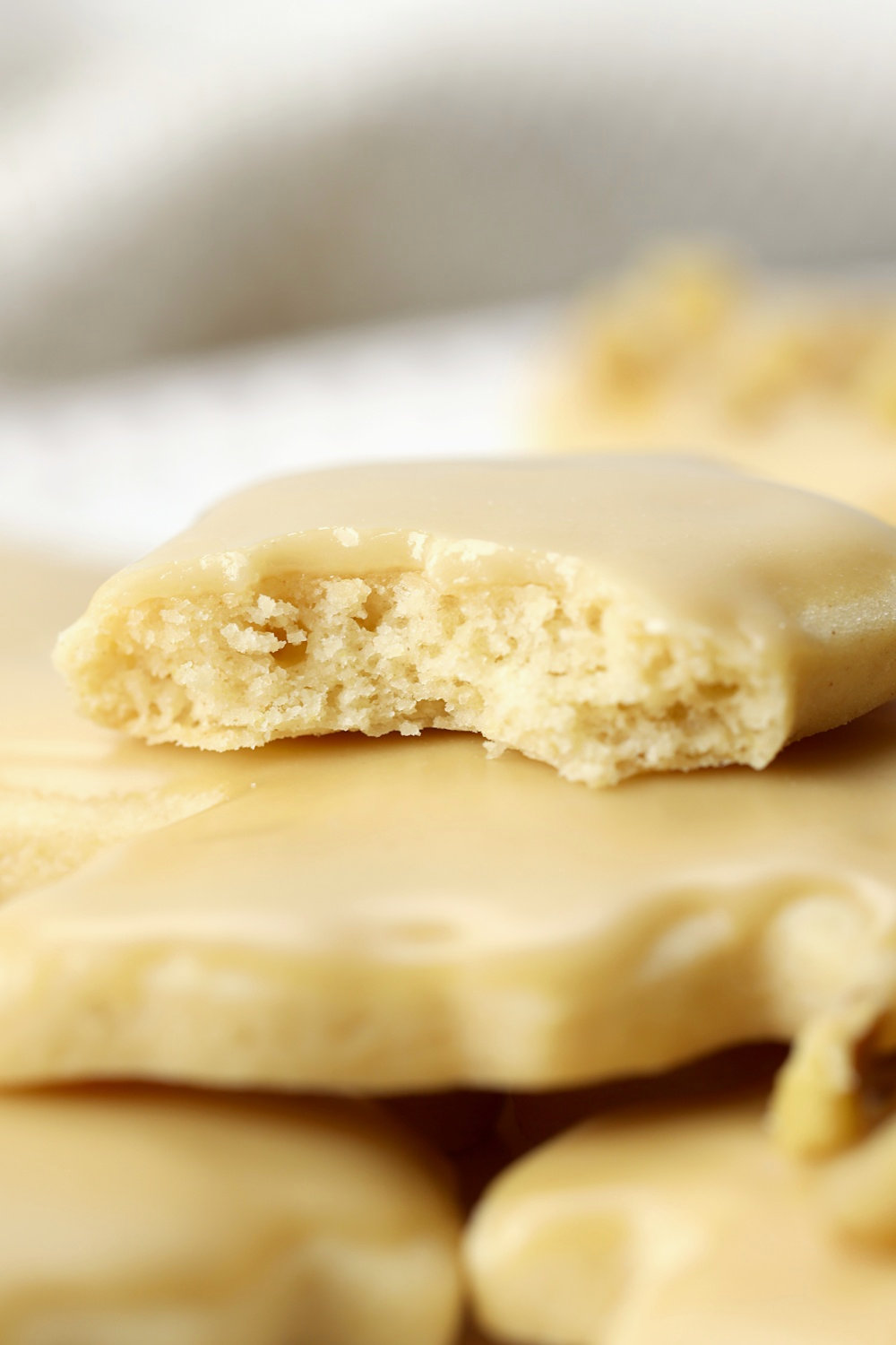 Maple Glazed Cut Out Cookies - The Toasty Kitchen