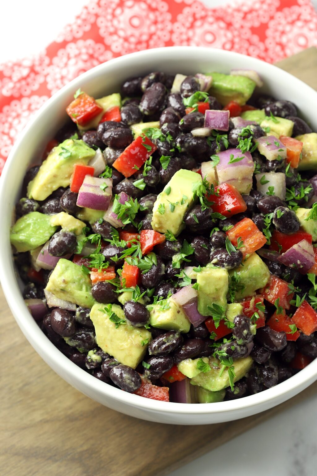 Avocado Black Bean Salad - The Toasty Kitchen