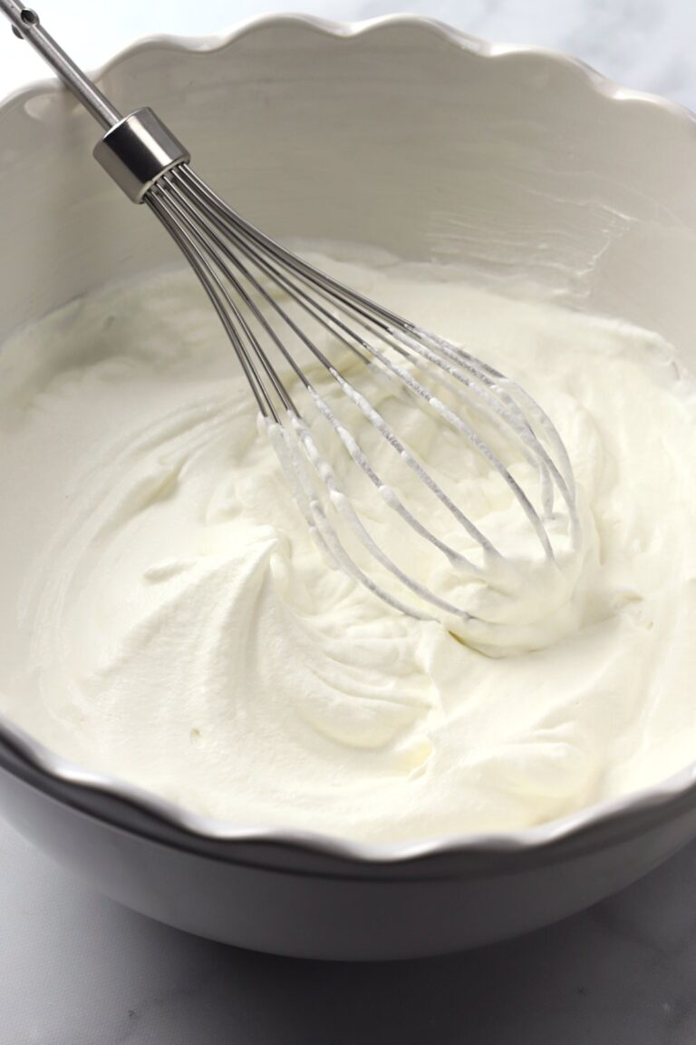 Homemade Whipped Cream - The Toasty Kitchen