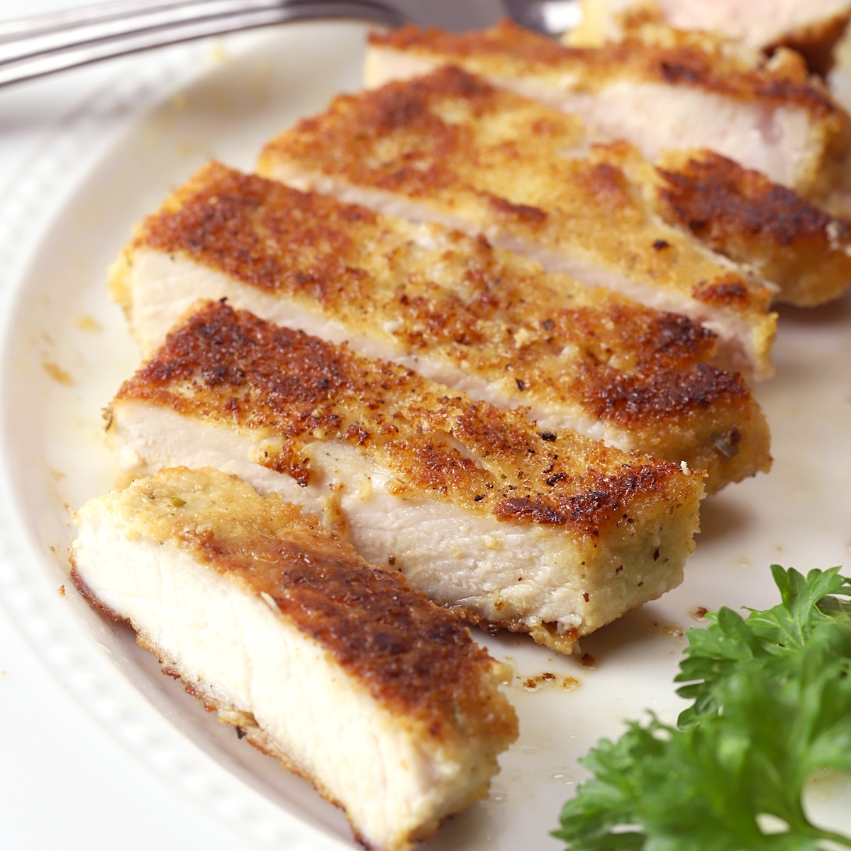 Parmesan Crusted Pork Chops - The Toasty Kitchen