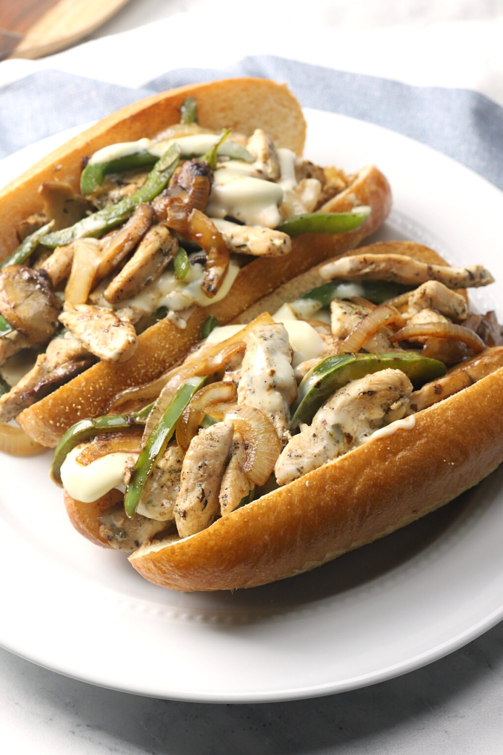 Chicken Cheesesteaks - The Toasty Kitchen