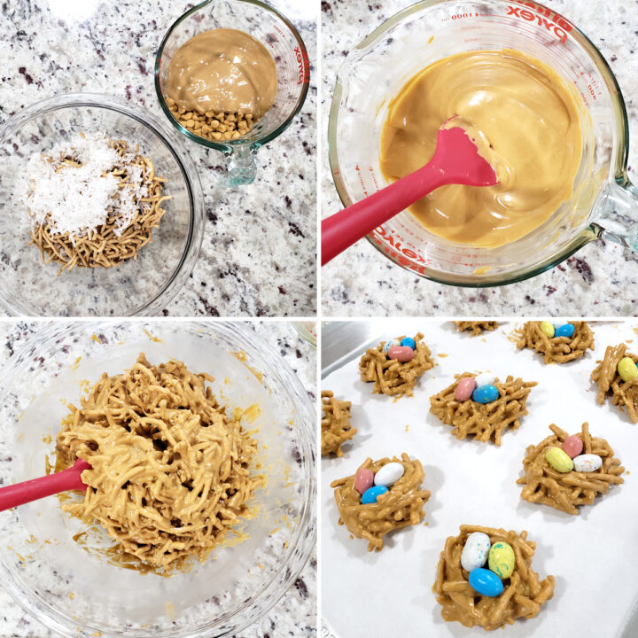 Butterscotch Haystack Nests - The Toasty Kitchen
