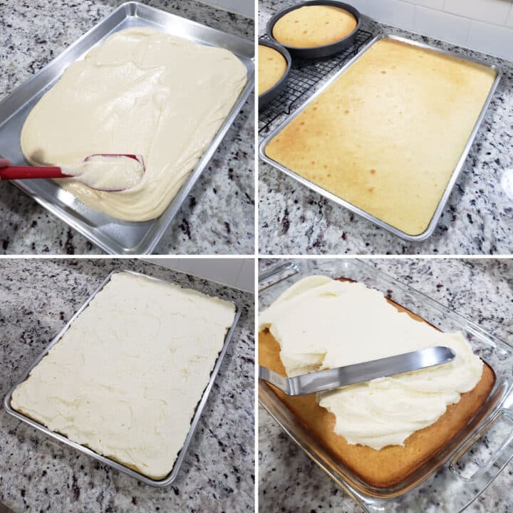Vanilla Sheet Cake - The Toasty Kitchen