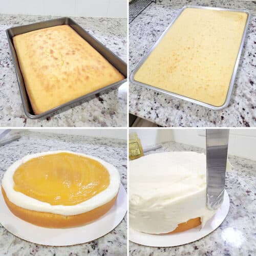 Lemon Sheet Cake - The Toasty Kitchen