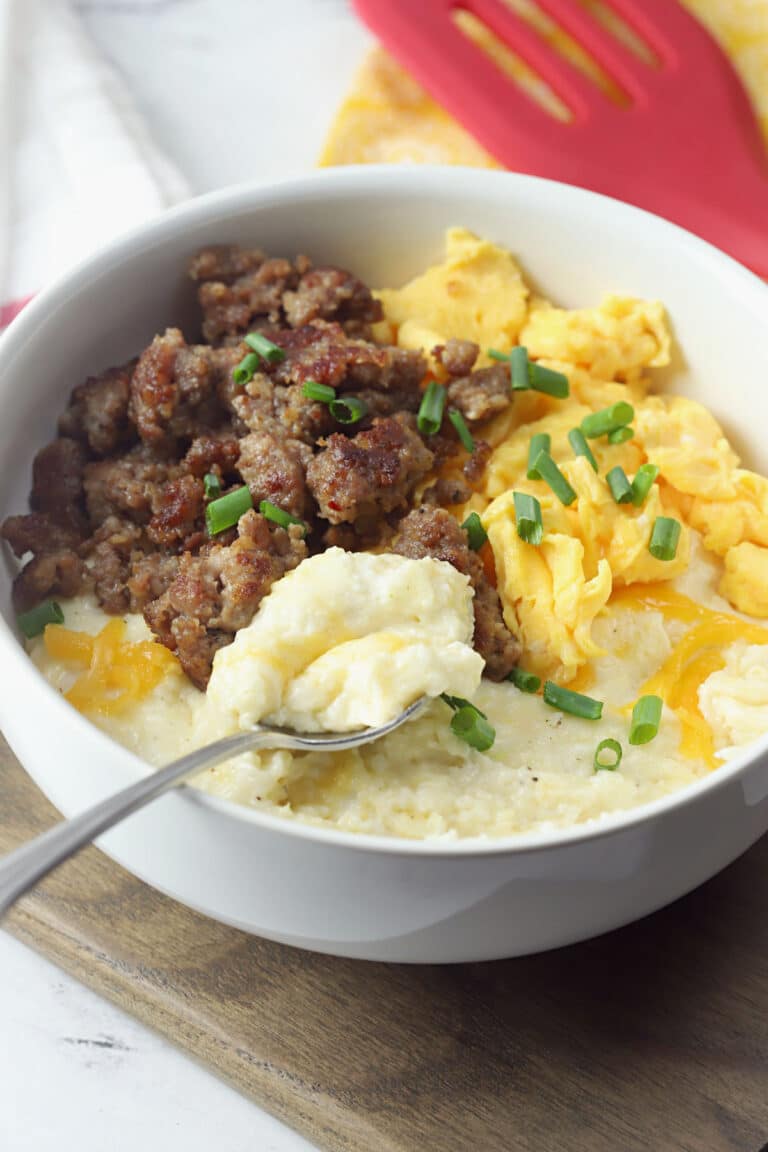 Grits Breakfast Bowl - The Toasty Kitchen