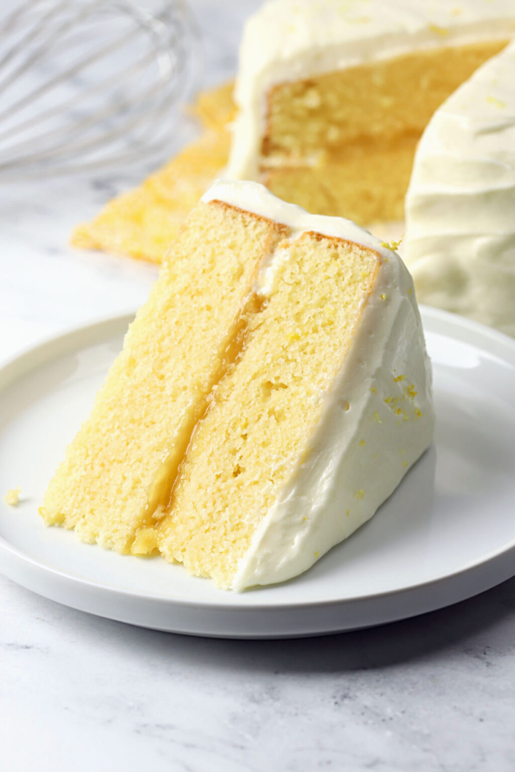 Lemon Layer Cake - The Toasty Kitchen
