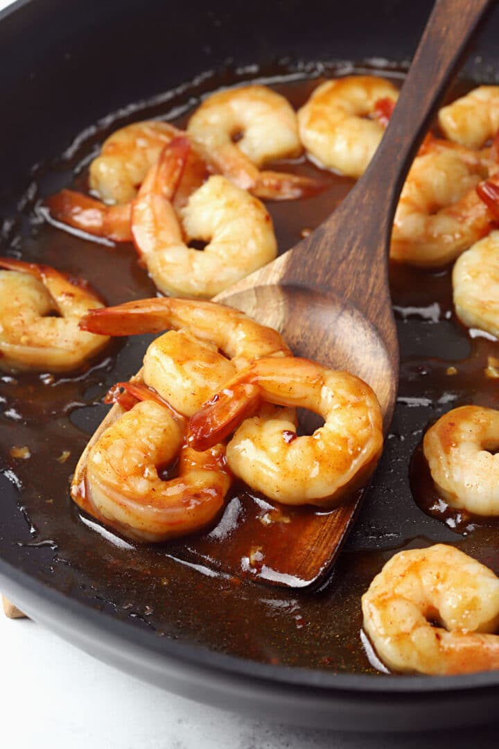 Spicy Honey Shrimp - The Toasty Kitchen