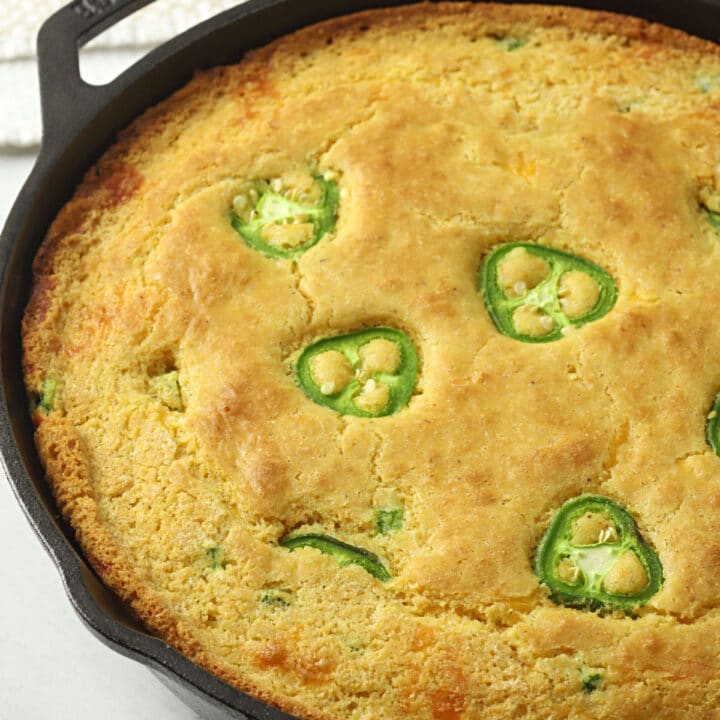 Jalapeño Cheddar Cornbread - The Toasty Kitchen