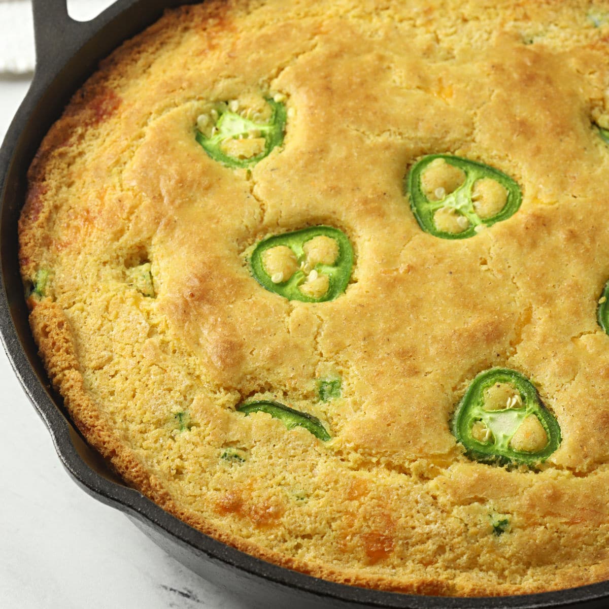 Jalapeño Cheddar Cornbread - The Toasty Kitchen