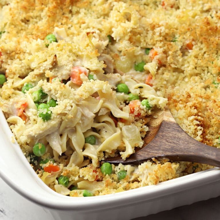 Cheesy Tuna Casserole - The Toasty Kitchen