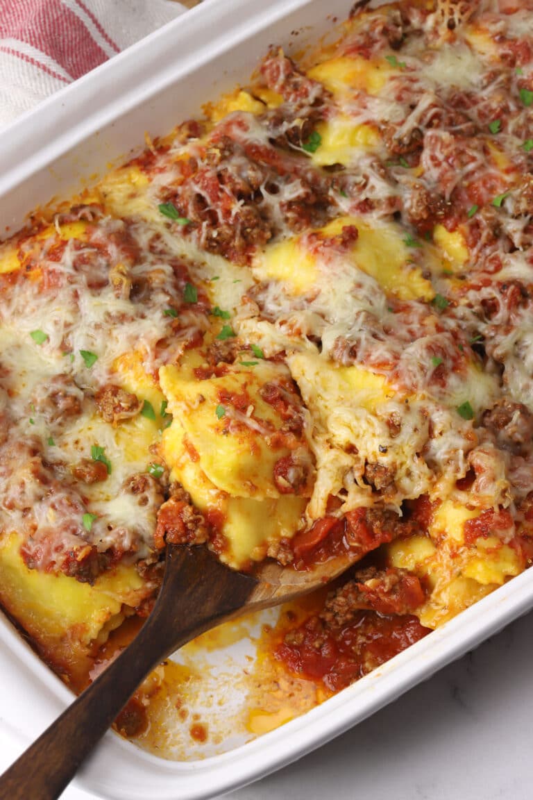 Ravioli Casserole - The Toasty Kitchen