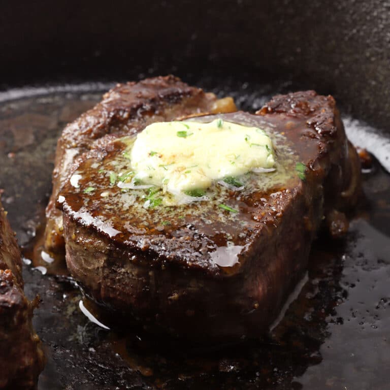 Roasted Garlic Herb Compound Butter - The Toasty Kitchen