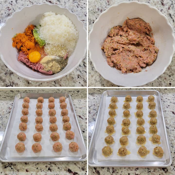 Turkey Veggie Meatballs - The Toasty Kitchen