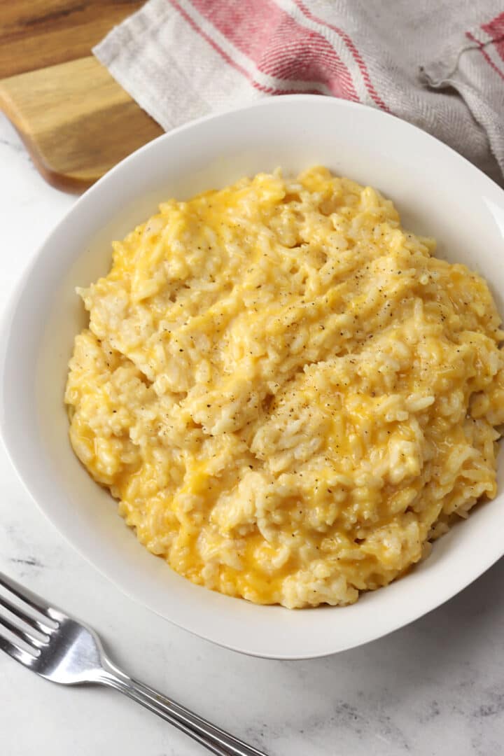 Cheesy Rice - The Toasty Kitchen