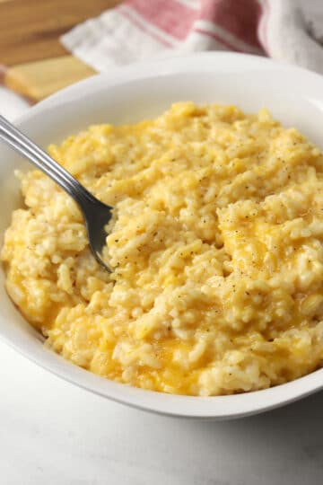 Cheesy Rice - The Toasty Kitchen