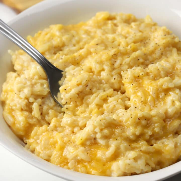 Cheesy Rice - The Toasty Kitchen