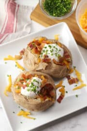 Loaded Baked Potatoes - The Toasty Kitchen