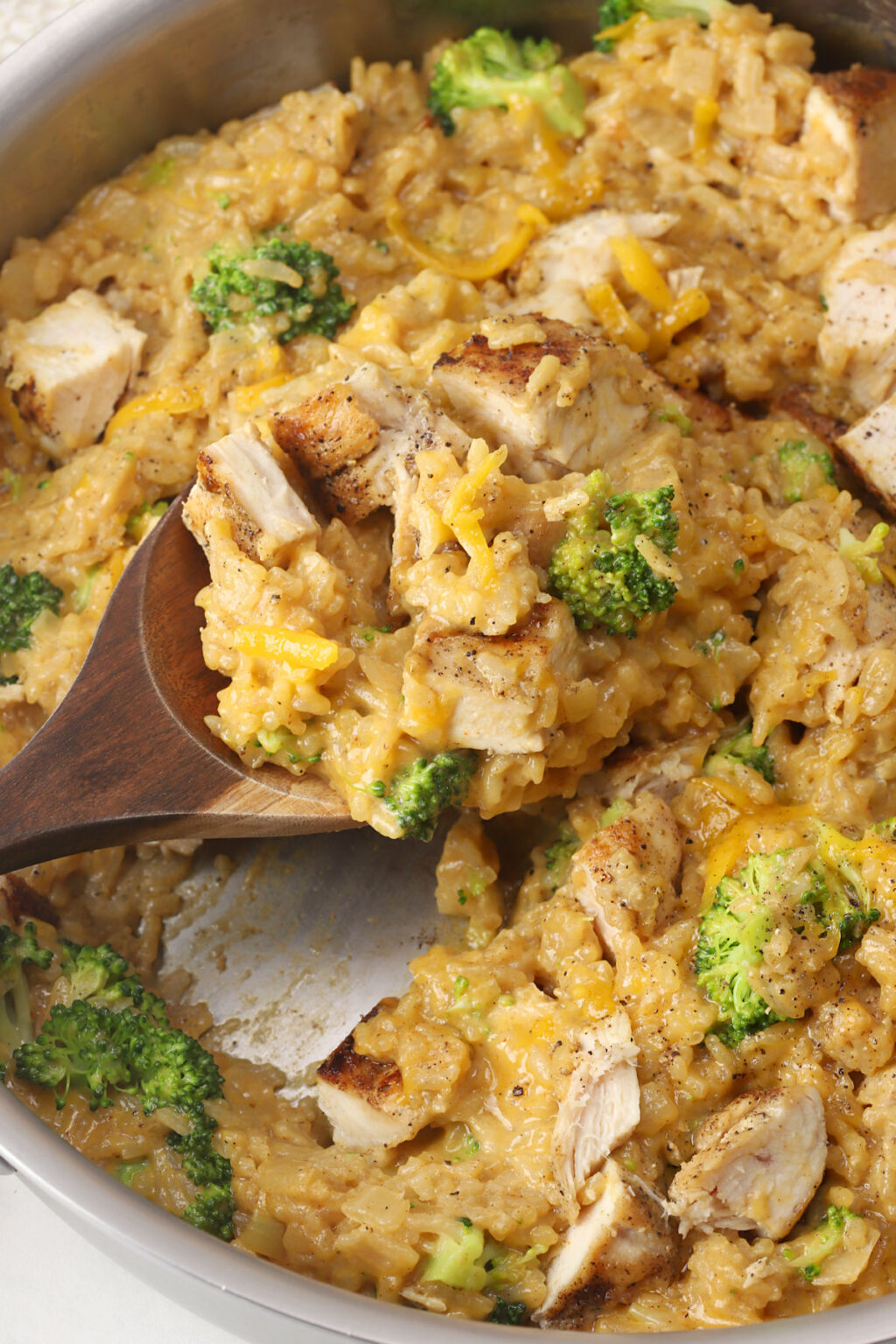 Cheesy Chicken Broccoli Rice - The Toasty Kitchen