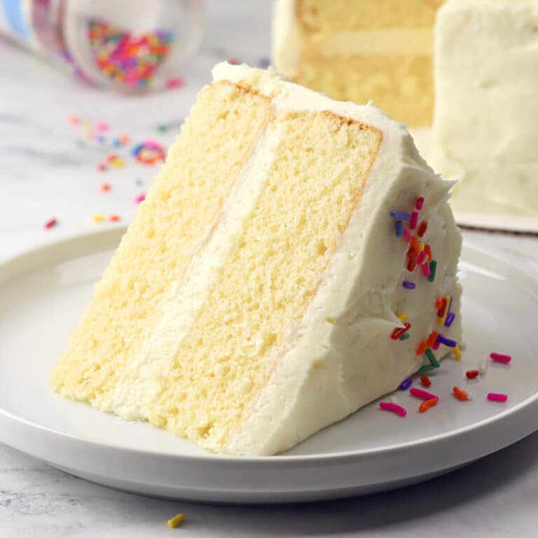 Vanilla Sheet Cake - The Toasty Kitchen