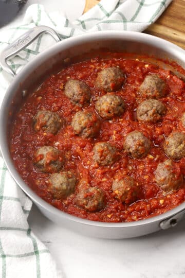 Homemade Meatballs - The Toasty Kitchen