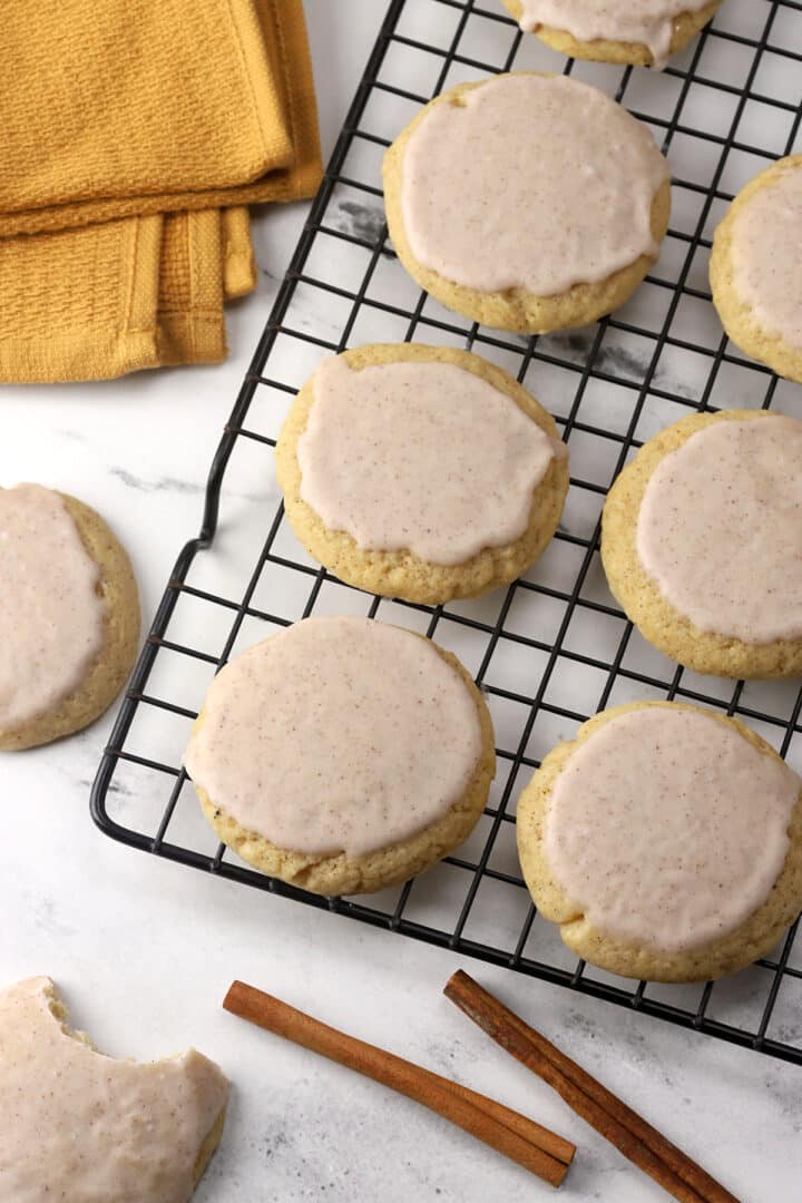 Iced Chai Sugar Cookies - The Toasty Kitchen