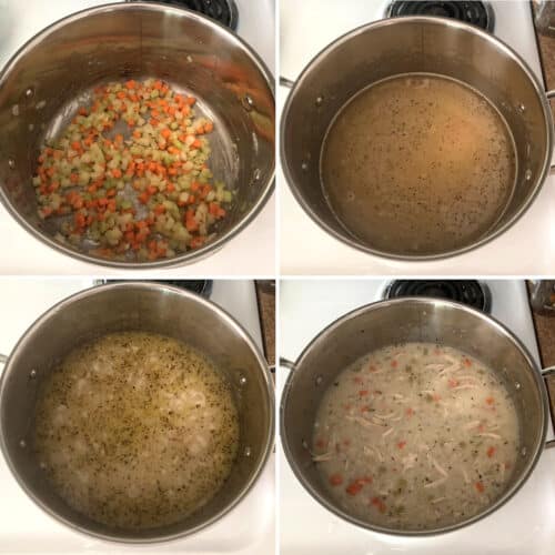 Creamy Chicken and Rice Soup - The Toasty Kitchen