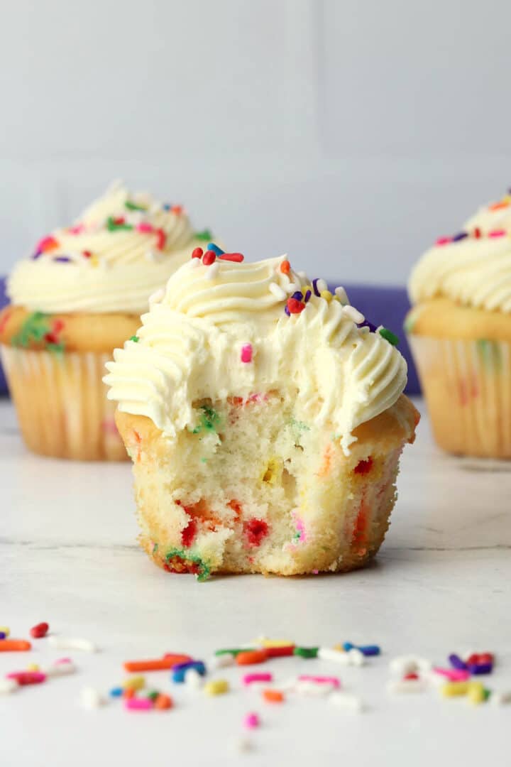 Confetti Cupcakes - The Toasty Kitchen