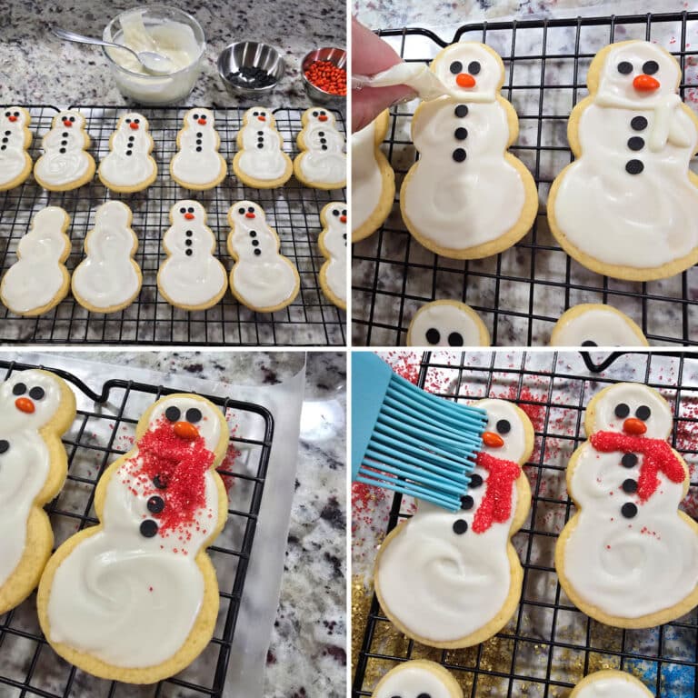 Snowman Cookies - The Toasty Kitchen