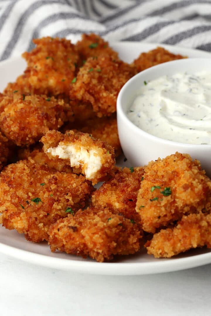 Spicy Chicken Nuggets - The Toasty Kitchen