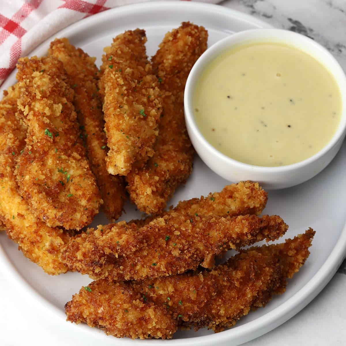 Homemade Chicken Tenders - The Toasty Kitchen