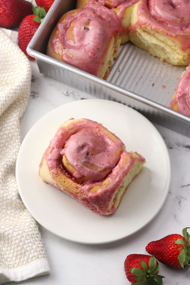 Strawberry Sweet Rolls - The Toasty Kitchen