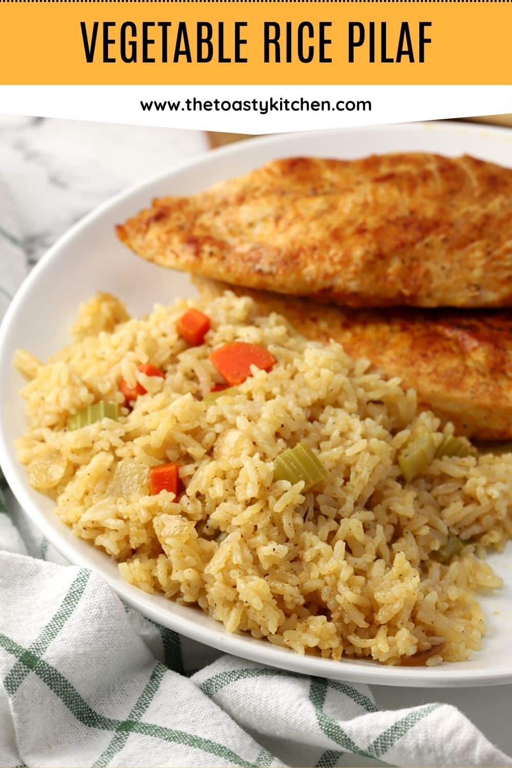 Vegetable Rice Pilaf - The Toasty Kitchen