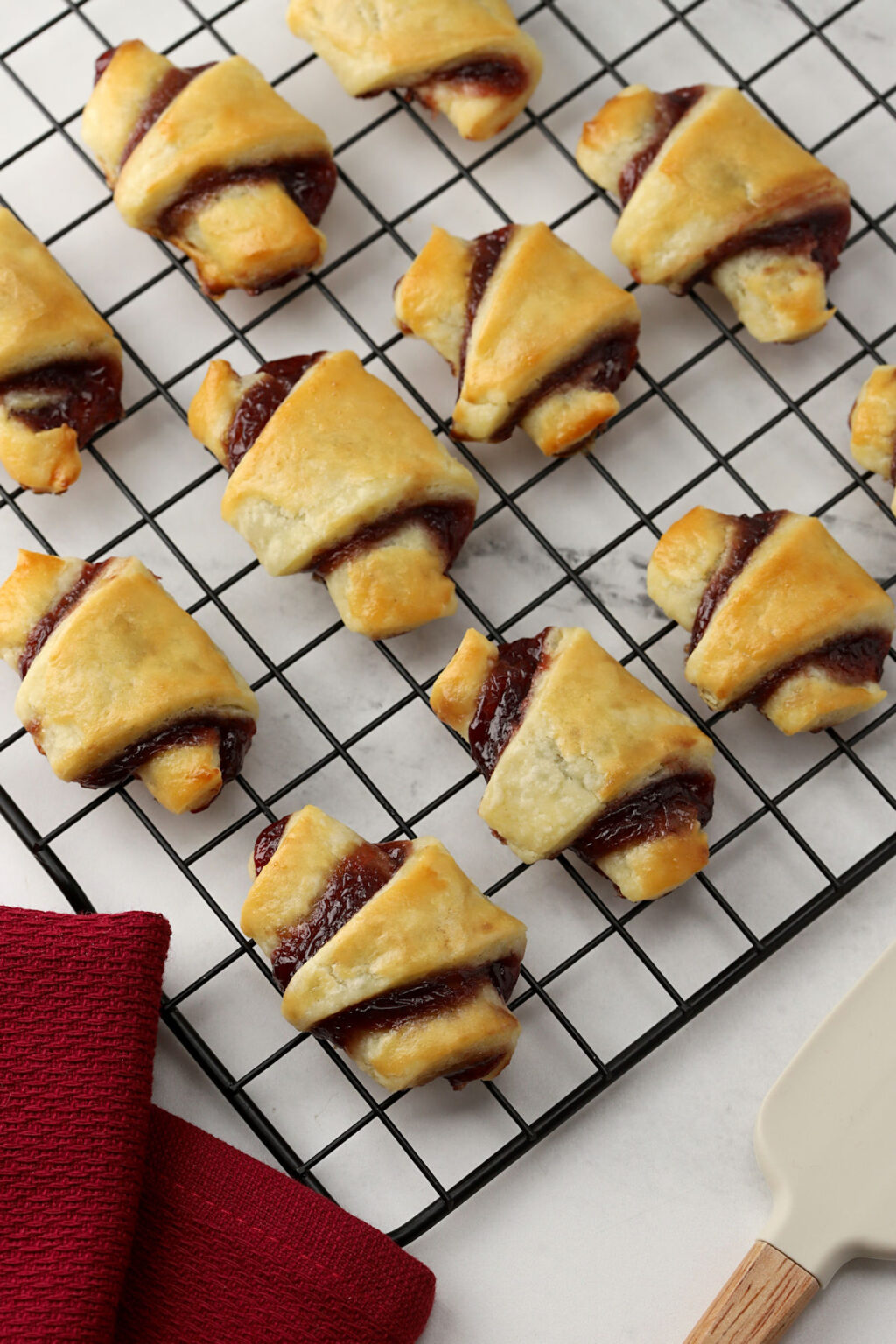 Raspberry Rugelach - The Toasty Kitchen